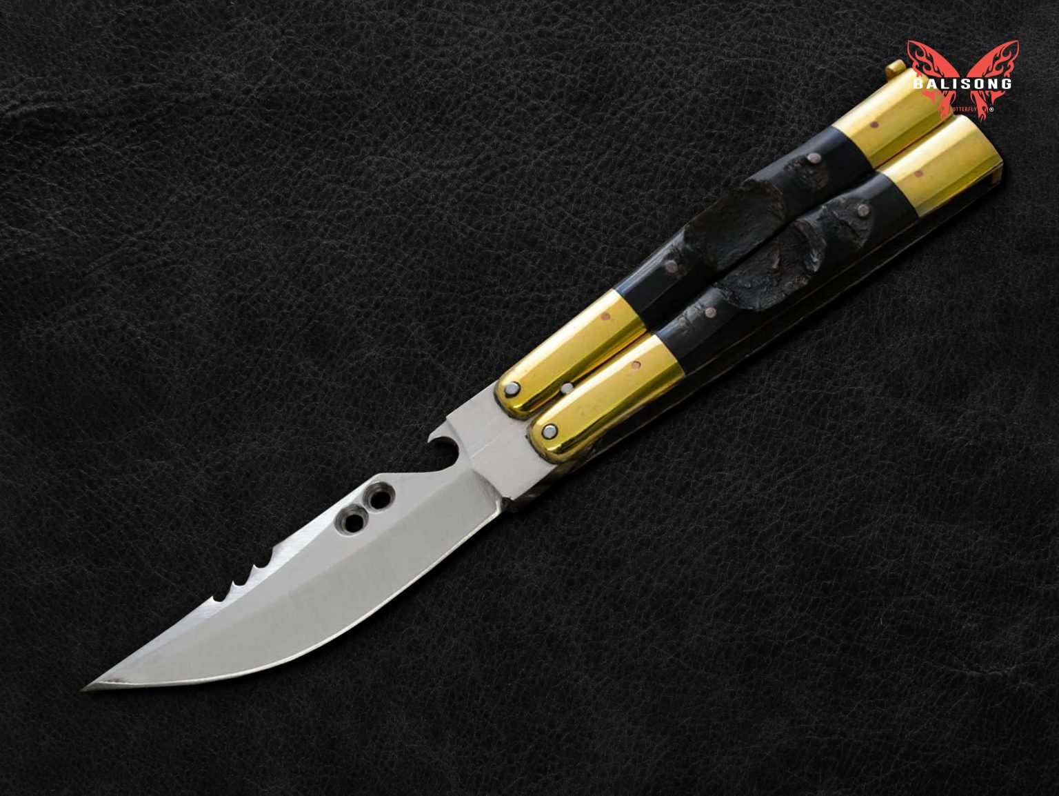 BF-07 Asian Palm Civet 440c Original Filipino Balisong butterfly Knife ...